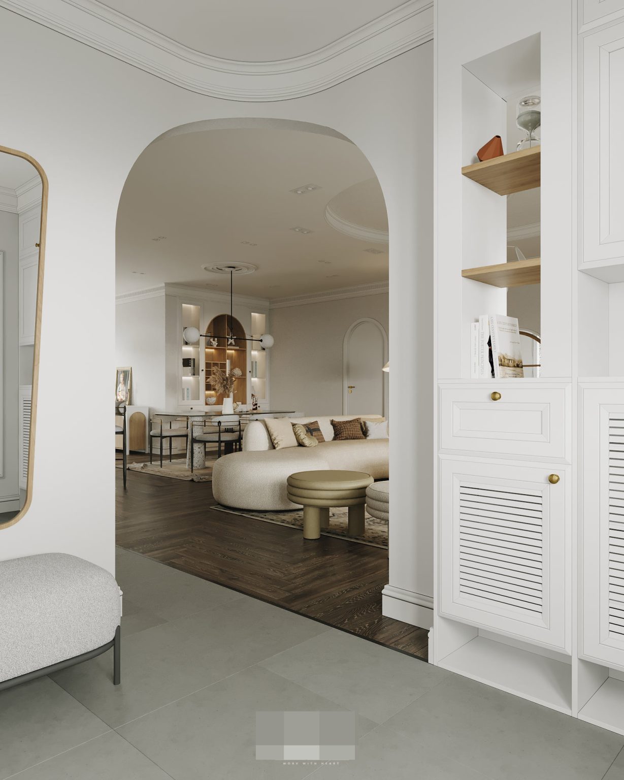 CỬA VÒM COMPOSITE – xu hướng trong nội thất "bo cong" hiện đại 2025 ...